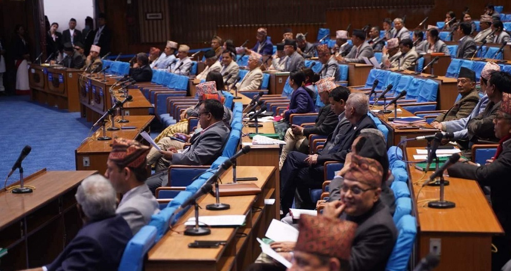 संघीय संसद अन्तर्गत दुवै सदनको बैठक बस्दै